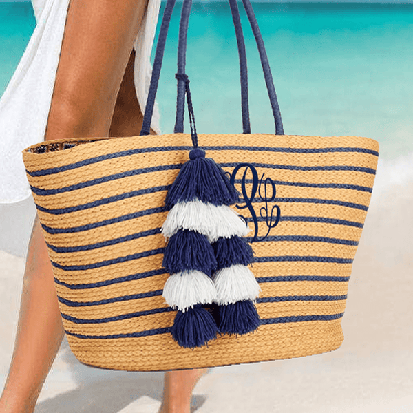 Striped Beach Bags